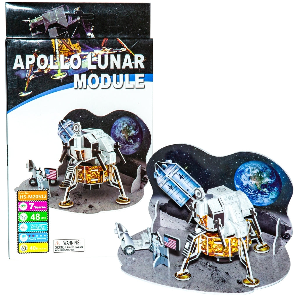 3D Puzzle - Apollo Lunar Module – Puzzlme.lb