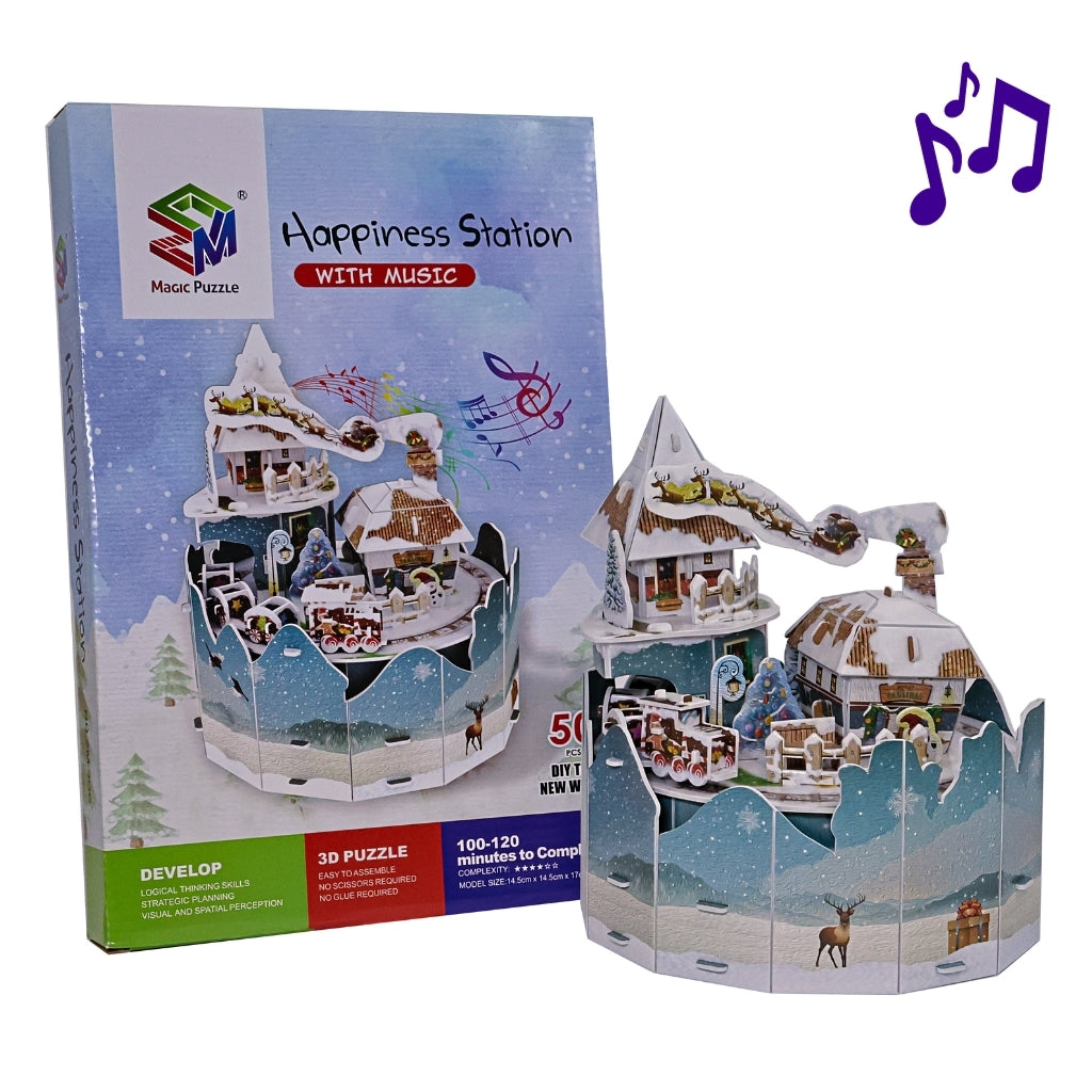 3D Puzzle - Happiness Station – Puzzlme.lb