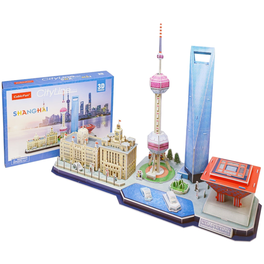3D Puzzle - Shanghai Skylines – Puzzlme.lb